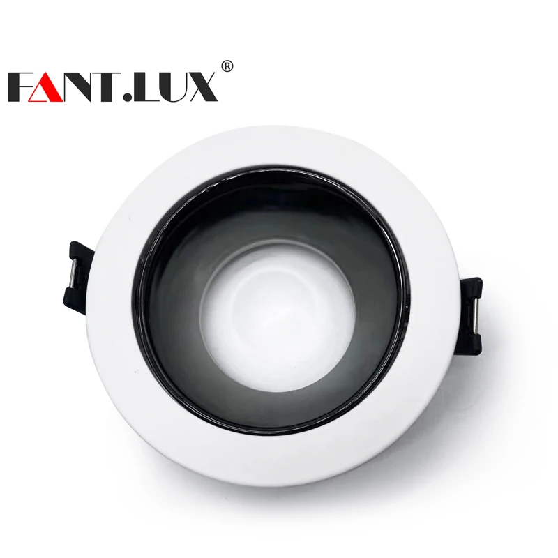Led Recessed Light Fixture Rotatable Cob White Body Downlights ...
