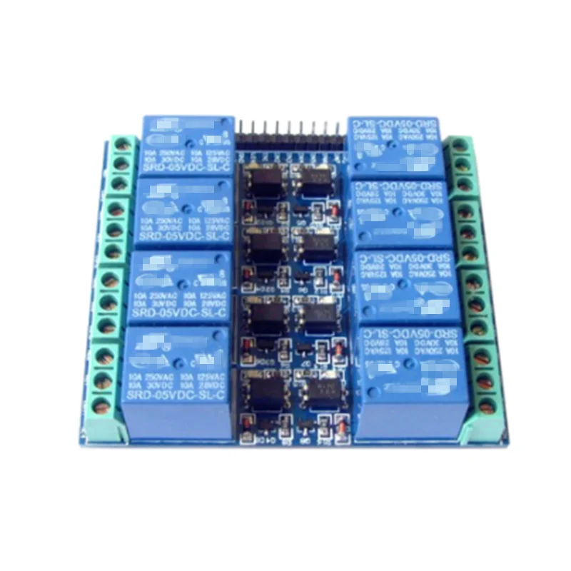 8 Relay Module 5v 10a Optocoupler Isolation Type Foreign Trade Quality ...