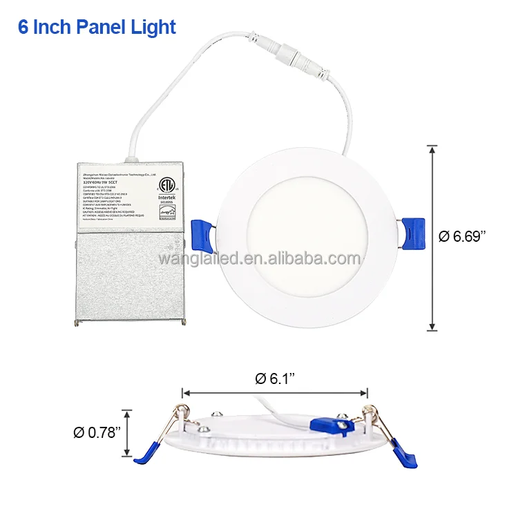 2700K 3000K 3500K 4000K 5000k 4 6 Inch Led Recessed Dimmable Office CCT ...