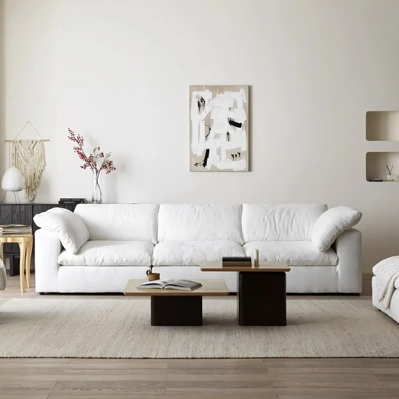 Modern Cloud Couch - Comfortable Feather Filling Sofa