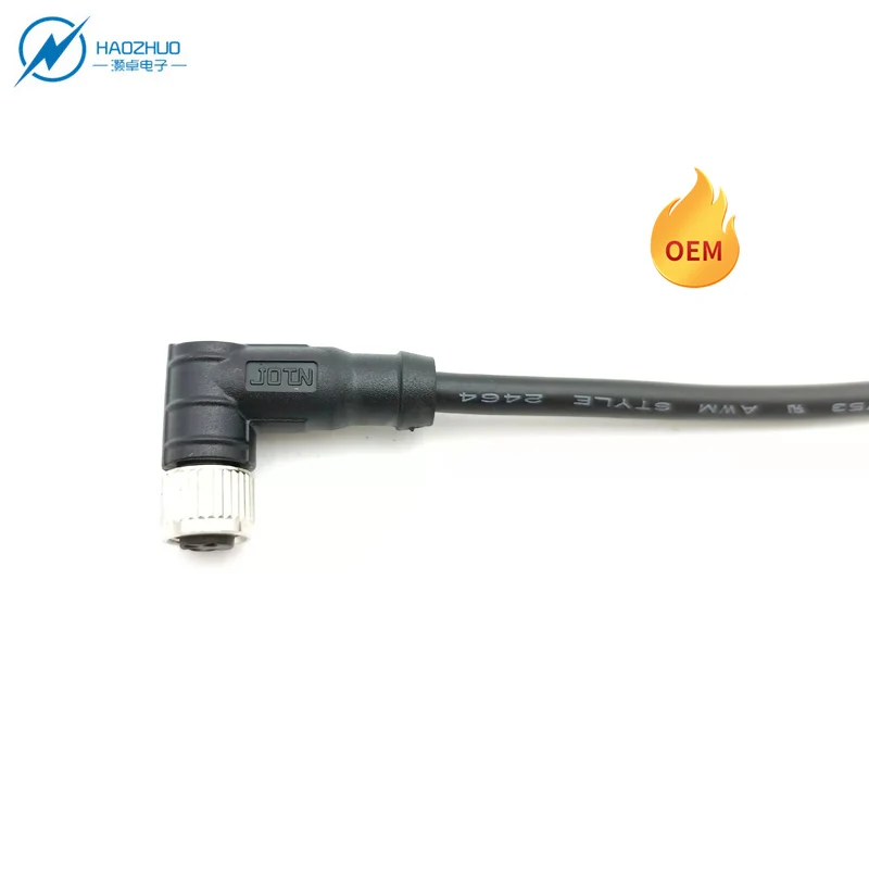 6 Pin Connector Electrical Terminal Male Female Power M8 M12 Waterproof ...