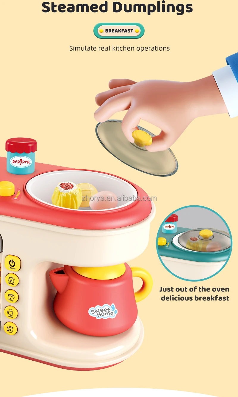 Leemook B/o Home Appliance Food Play Toy Multi-functional Breakfast ...