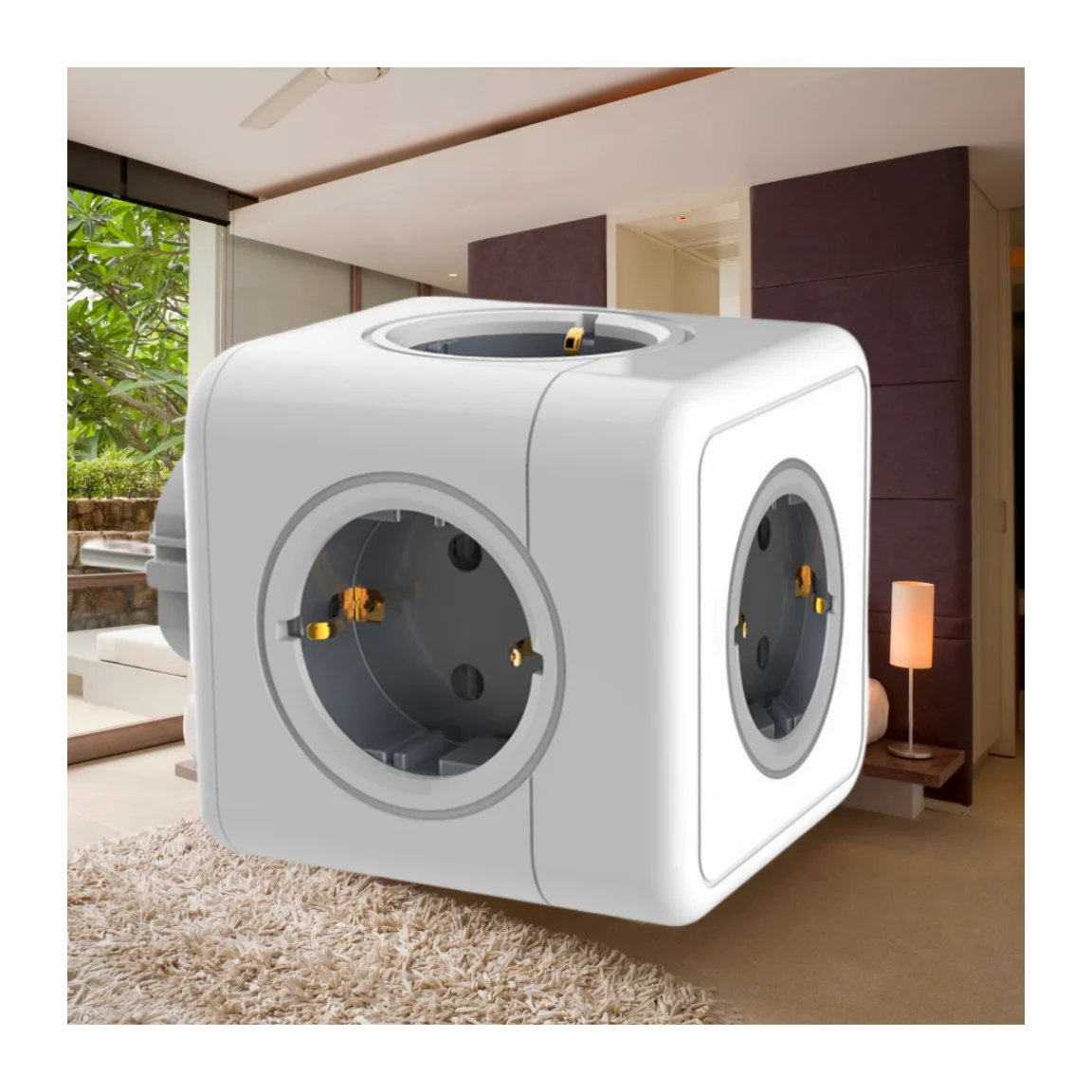 Multi Function Electrical Socket - Power Strip with 5 Plugs