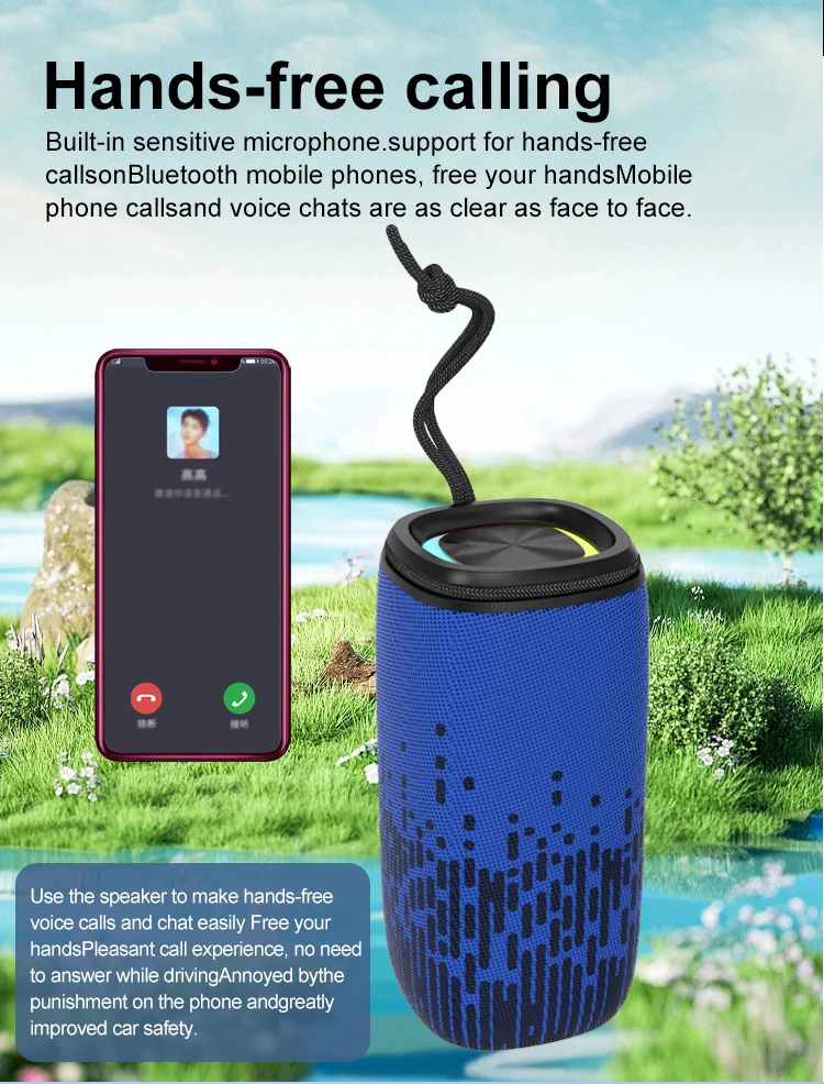 Blue Tooth Portable Waterproof Active Wireless Rgb Speaker Caixa De Som ...