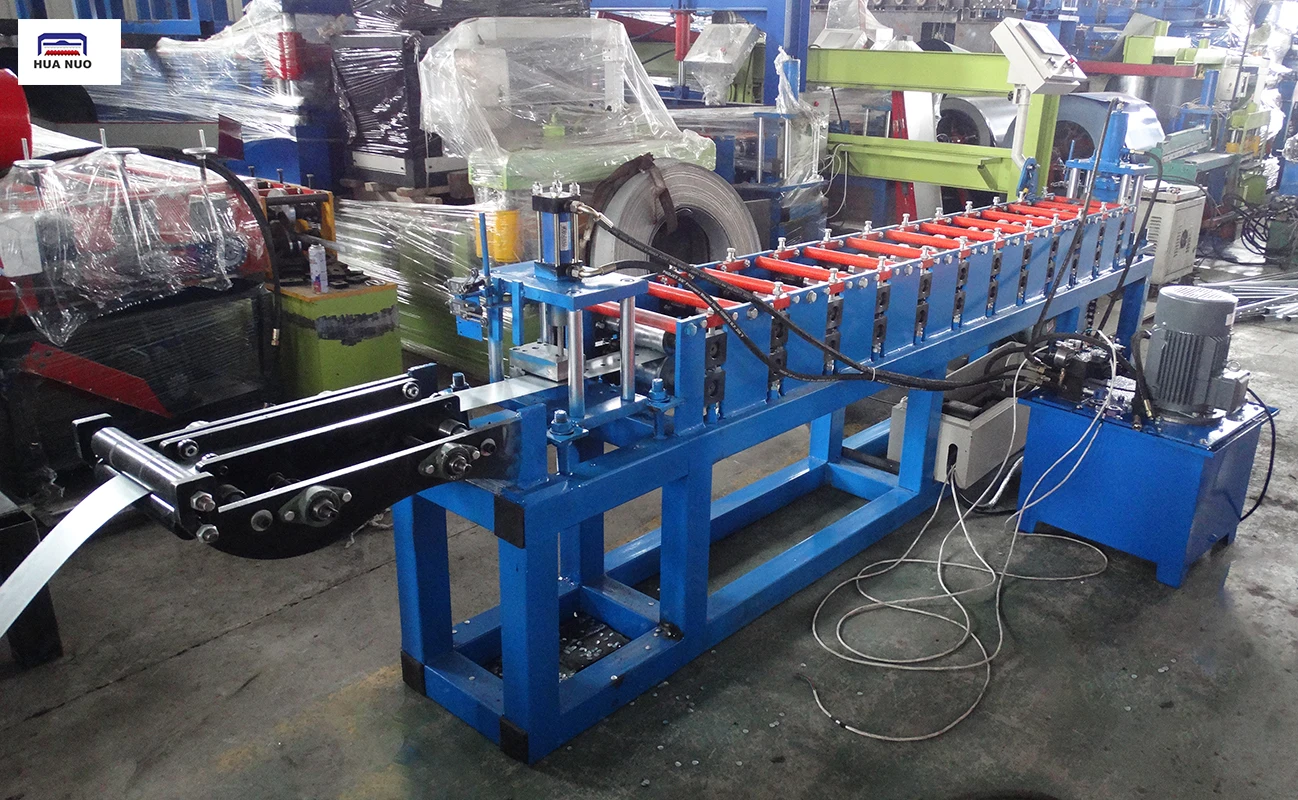 Galvanized Light Steel Frame C Channel Frame Roll Former /omega ...