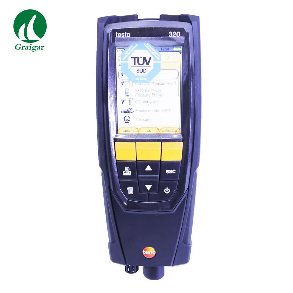 Testo320 Basic Set Flue Gas Analyzer Including O2/CO Sensor Testo 320 ...
