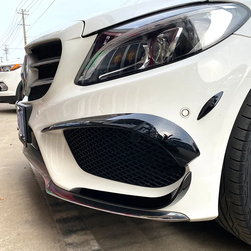 Front Bumper Splitter Side Spoiler Air Vent Wind Knife Body Kits for ...