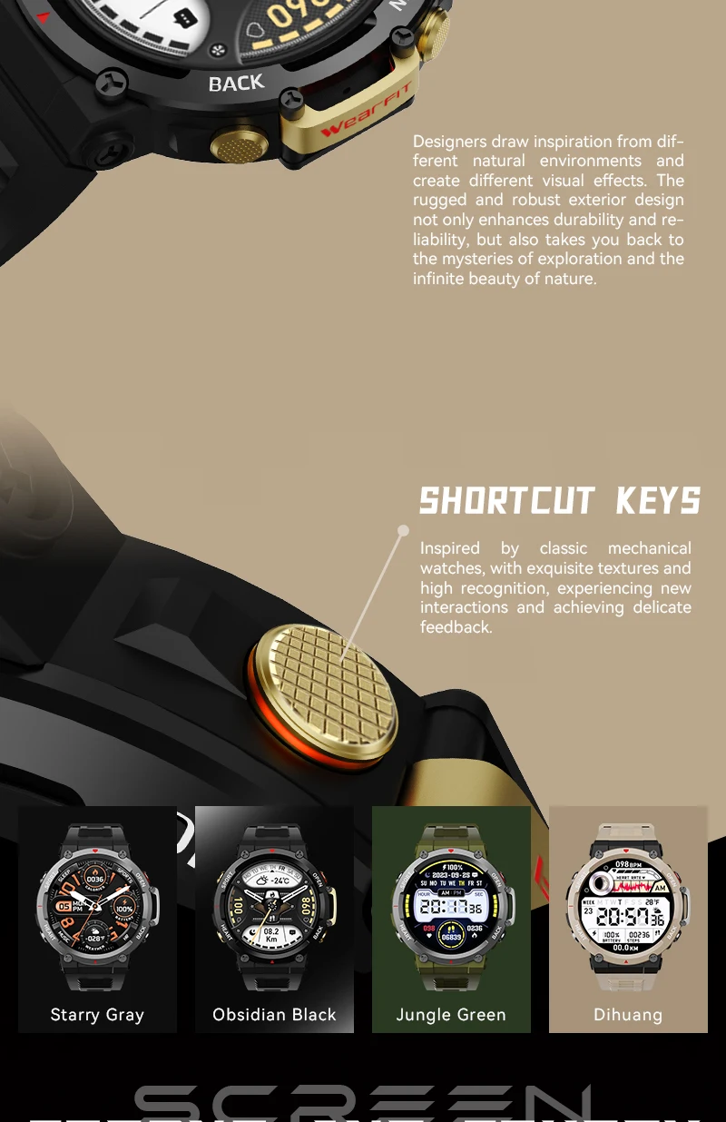 ZW25 Outdoor Sport Smart Watch - BT Touchscreen Smart Watch