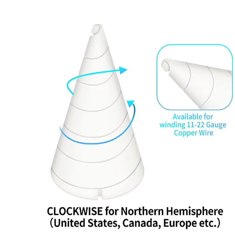 Plant Fibonacci Coil Winding Jig for Electroculture Gardening ...