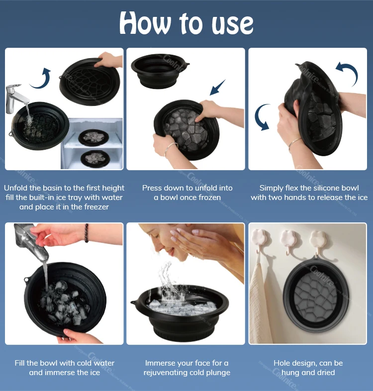 New Design Idea Facial Camling Silicone Ice Water Face Plunge Bowl Diy ...