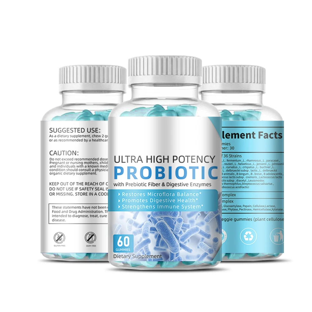 OEM Prebiotic Probiotics Gummies Probiotic Gummies Probiotic Gummies ...