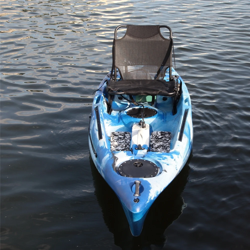 Top Right KA31 10FT Single Fisher Kayak With Pedal Drive System Fishing ...