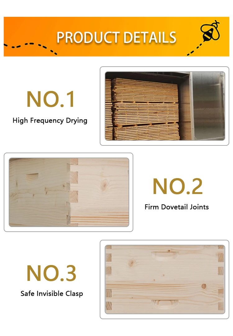 Medium 10-Frame Super Beehive Box Langstroth Hive for Animal Husbandry for Beekeeper| Alibaba.com