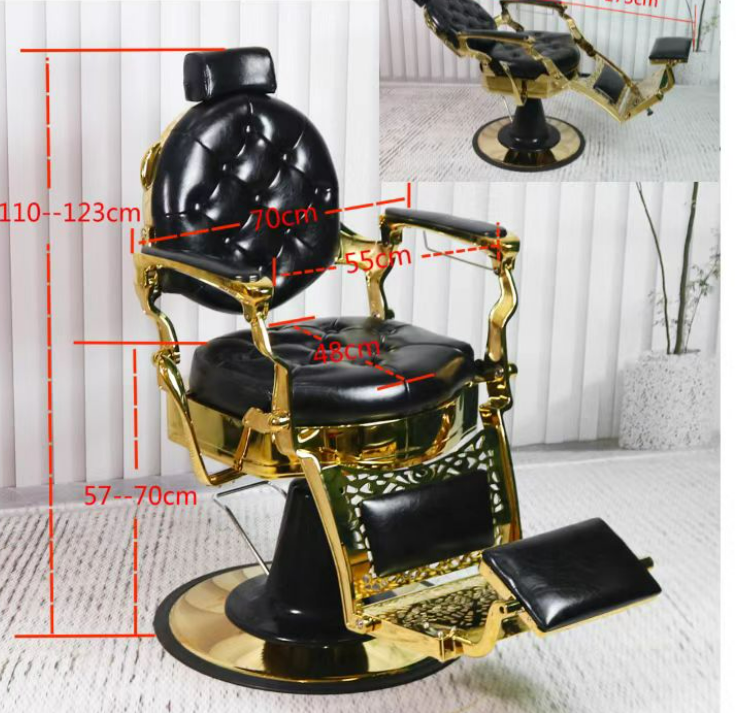 Modern Luxury High Beauty Quality Hair Leather Black Portable Barber ...