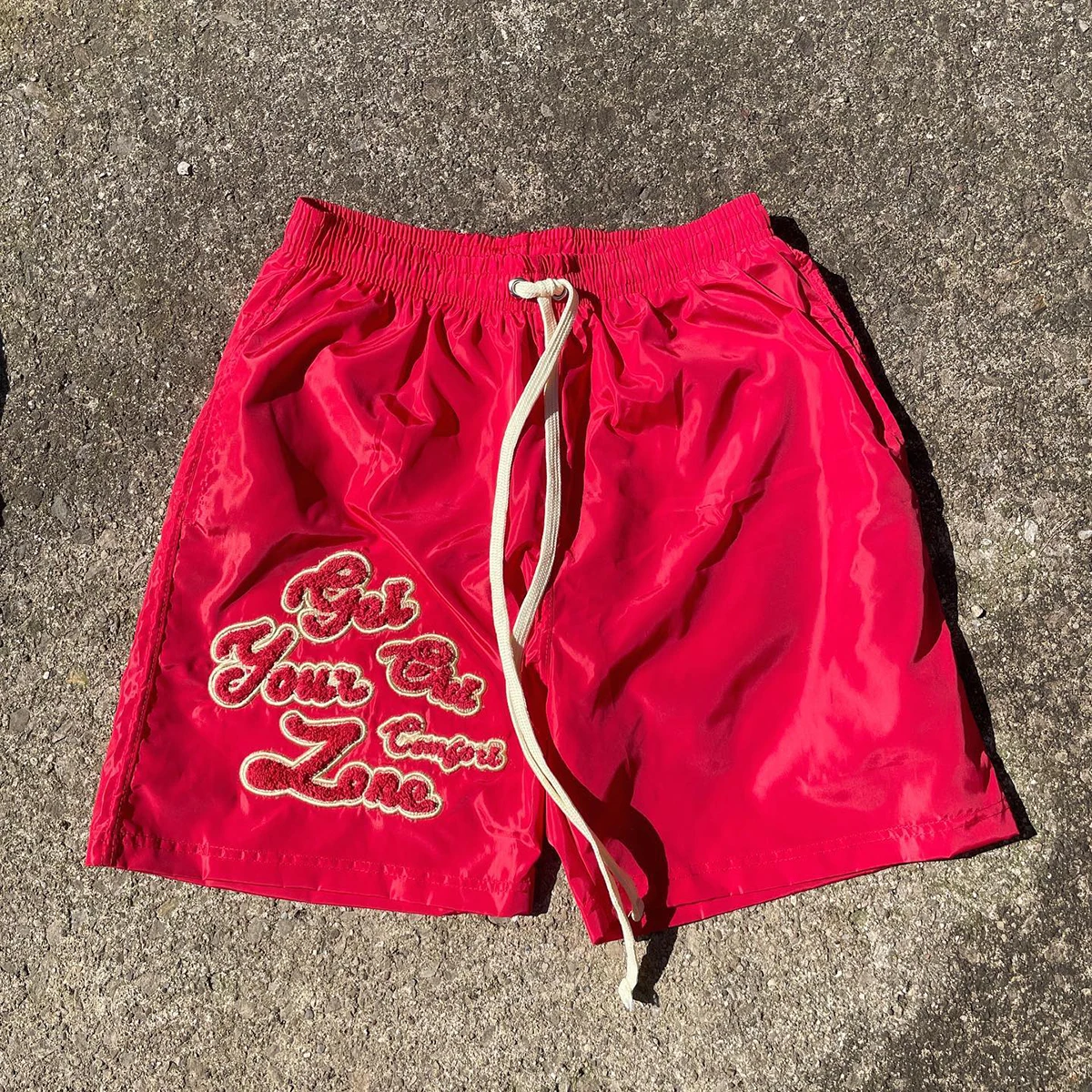 Custom Manufacturer Drawstrings Embroidery Chenille Summer Beach Sport ...