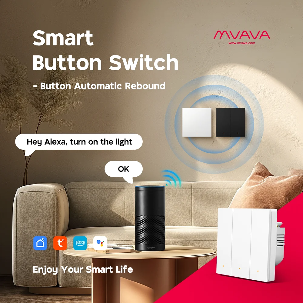 Mvava CE 1/2/3/4 Gang EU UK Smart Home Automation Interruptor ...