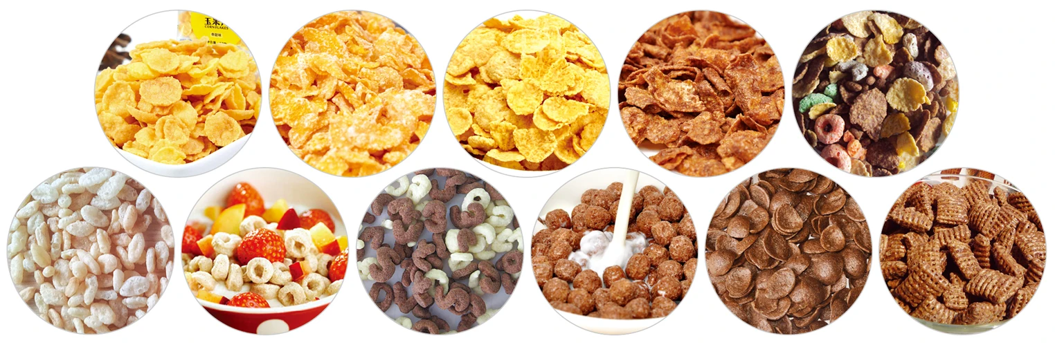 Joyang Crunch Breakfast Cereal Extruder - Puffed Corn Flakes Machine