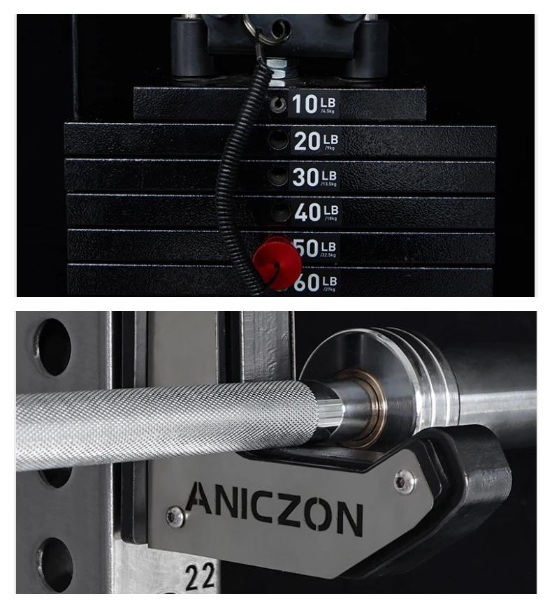Aniczon Multifunctional Smith Machine Power Rack for Gym & Fitness ...
