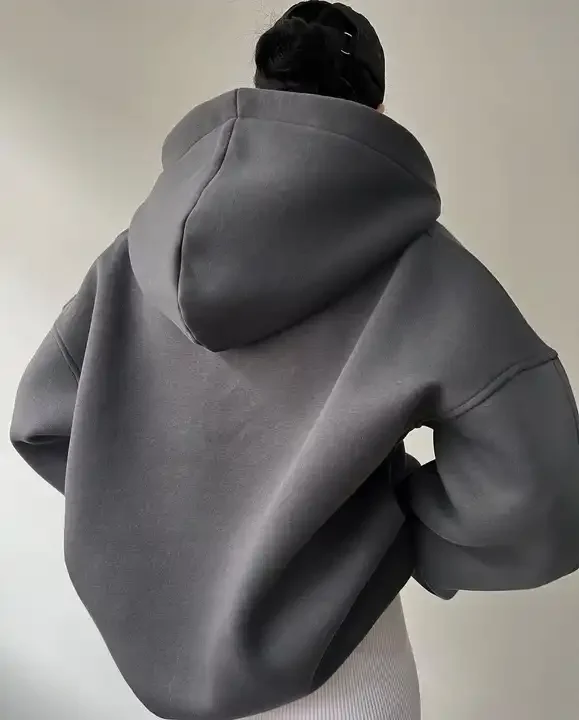 New Arrival Women Blank Tech Fleece Hoodie Heavyweight Drop Shoulder ...