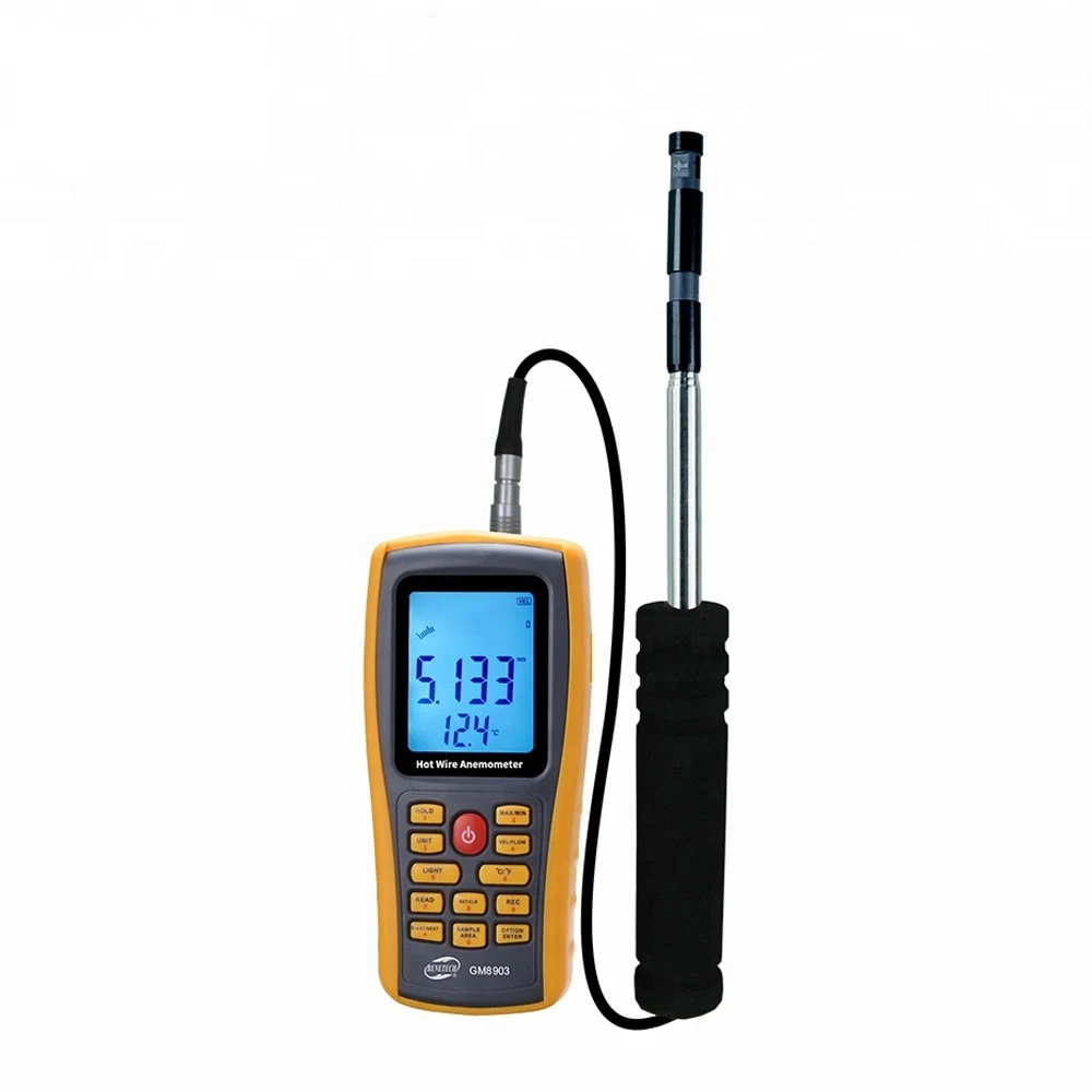 BENETECH GM8903 High Sensitivity Handheld Wind Speed Gauge Meter ...