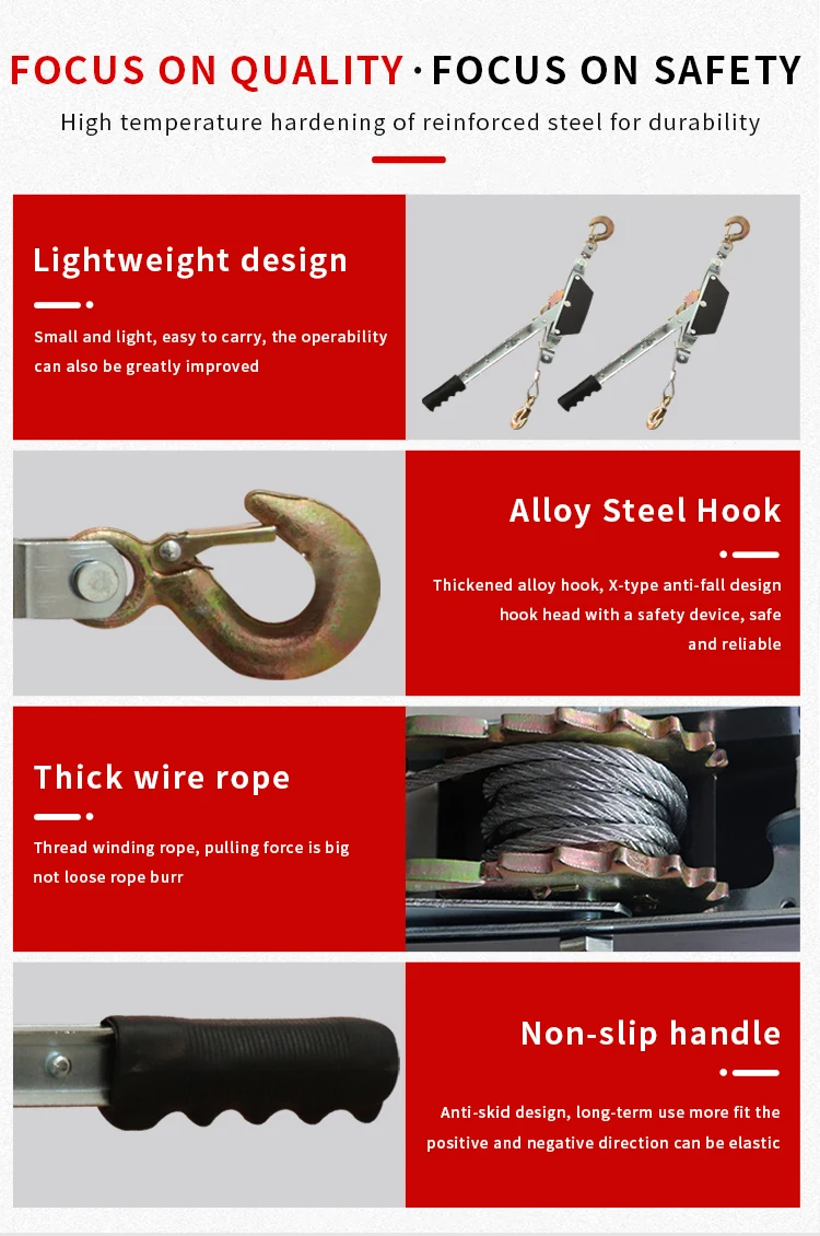 Hand Puller Winch Weed Puller Tornado Hand Tools 4t Winch Hand Winch ...