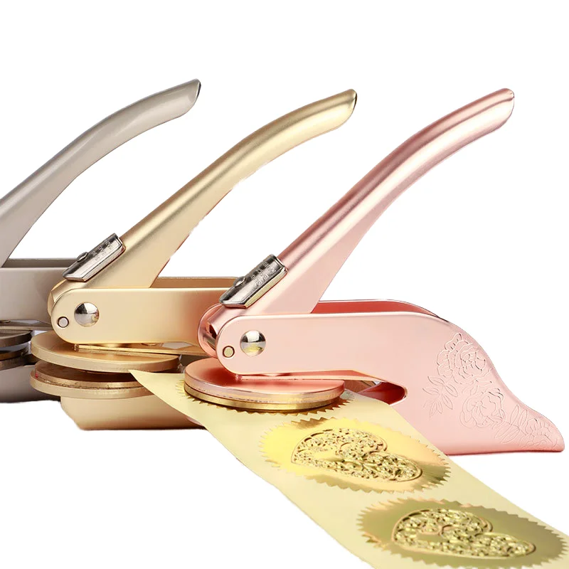 SOHOBUCKS Customizable Portable Office Embosser Customized Corporate ...