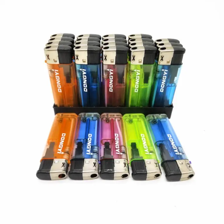 Lighter Factory Transparent Electronic Gas Feuerzeug Plastic Lighter ...