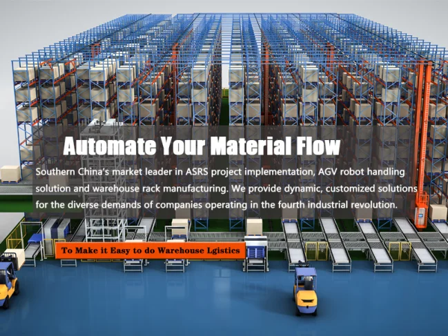 High Density Automated Warehouse Storage Shelf Fifo & Filo Pallet ...