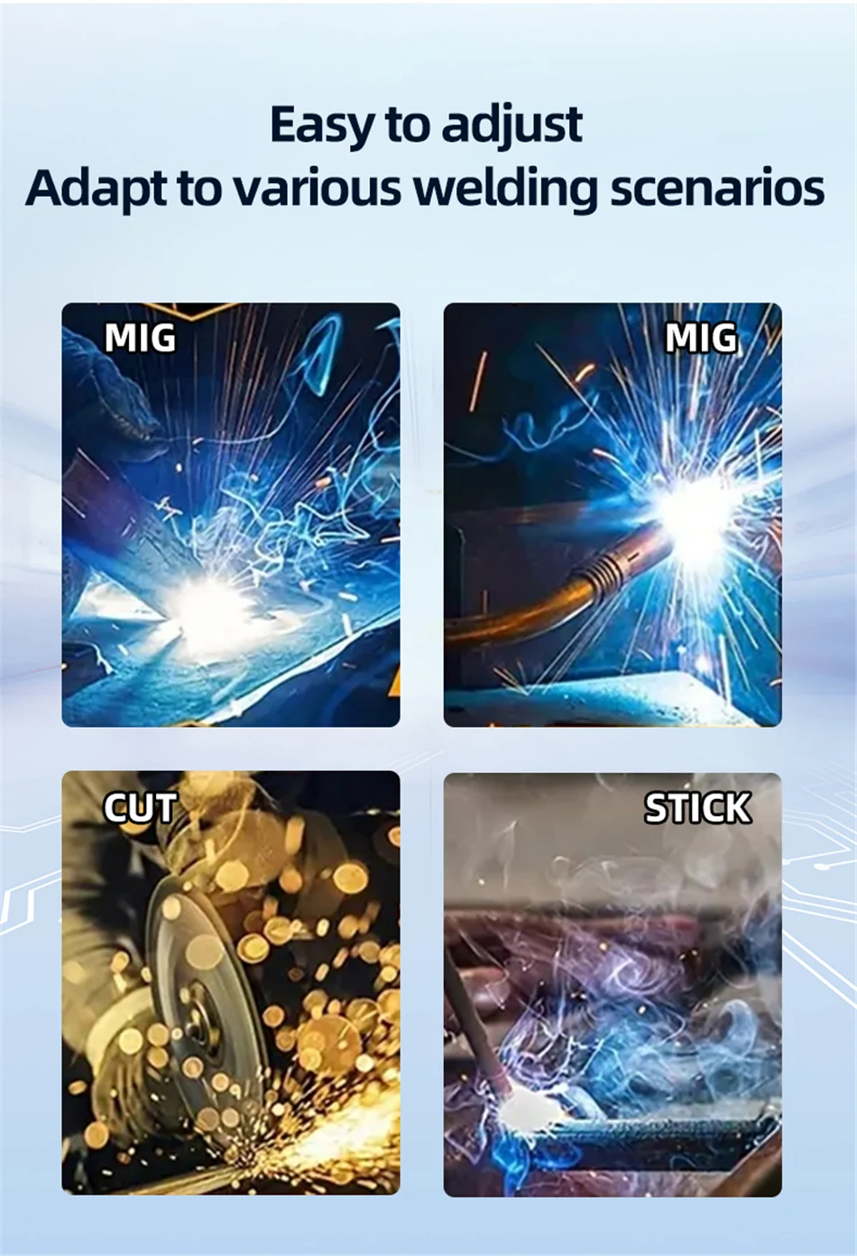 Welding Mask Solar Automatic Dimming Large View True Color High ...