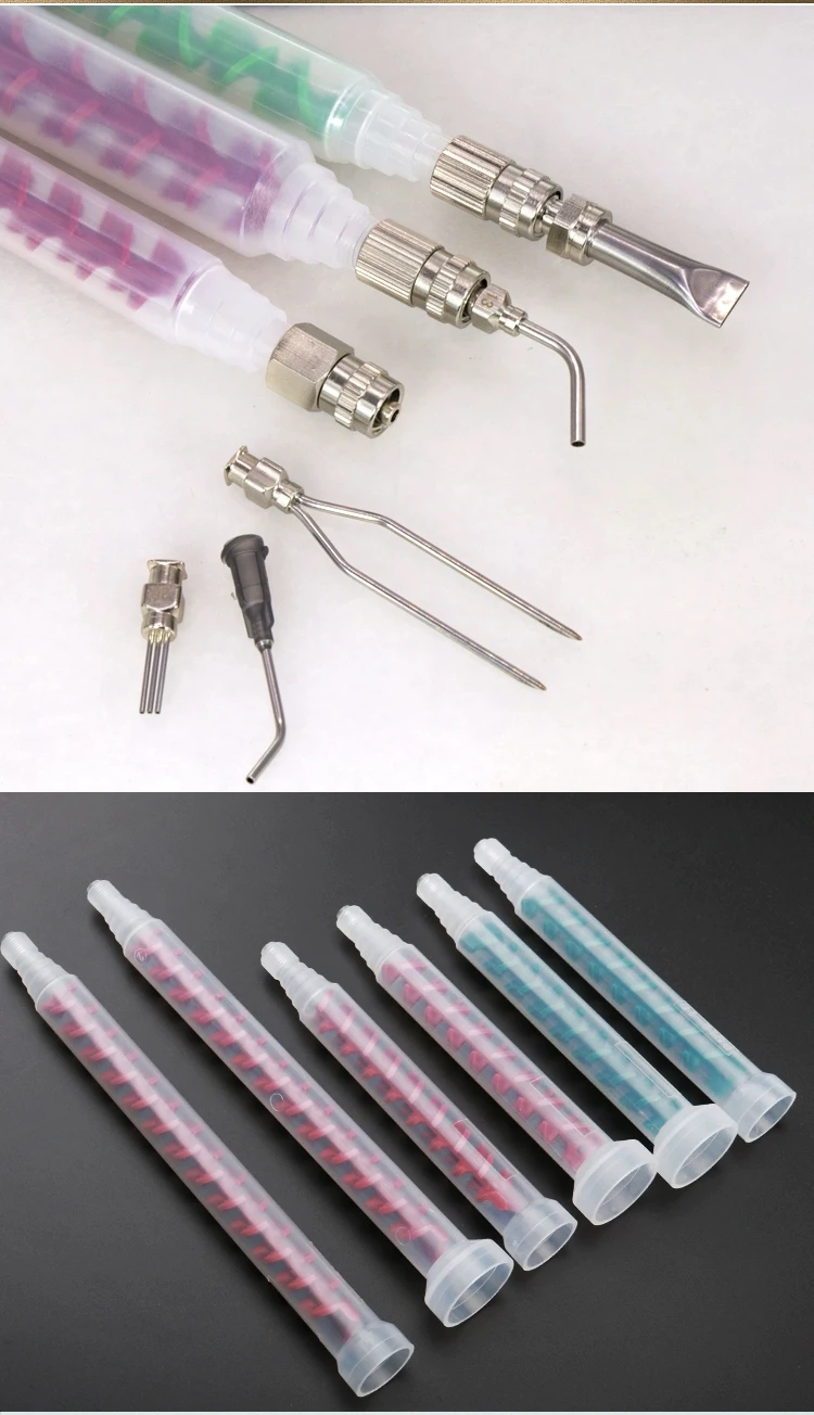 RS/RM Series Dynamic Mixer Tips Epoxy Adhesive Dynamic Mixer Nozzle ...