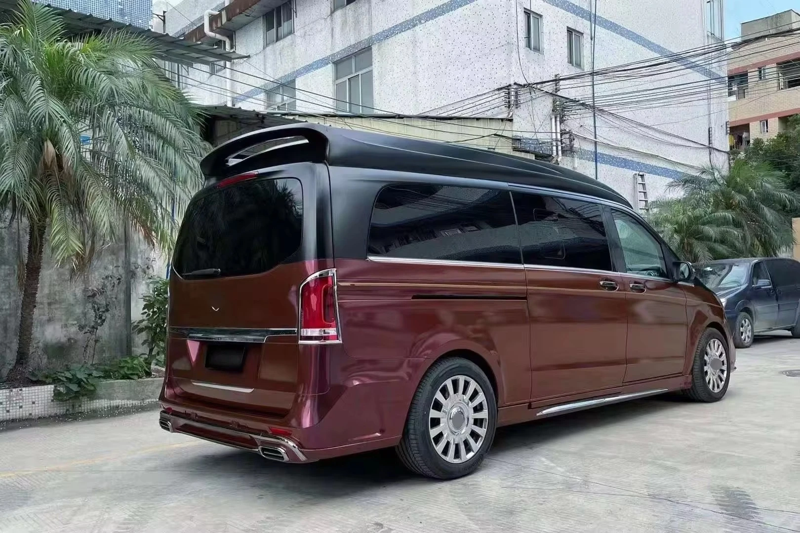 Auto Front Rear Bumper Assembly For Benz Vito V Class To 2021+ Mbh Body ...