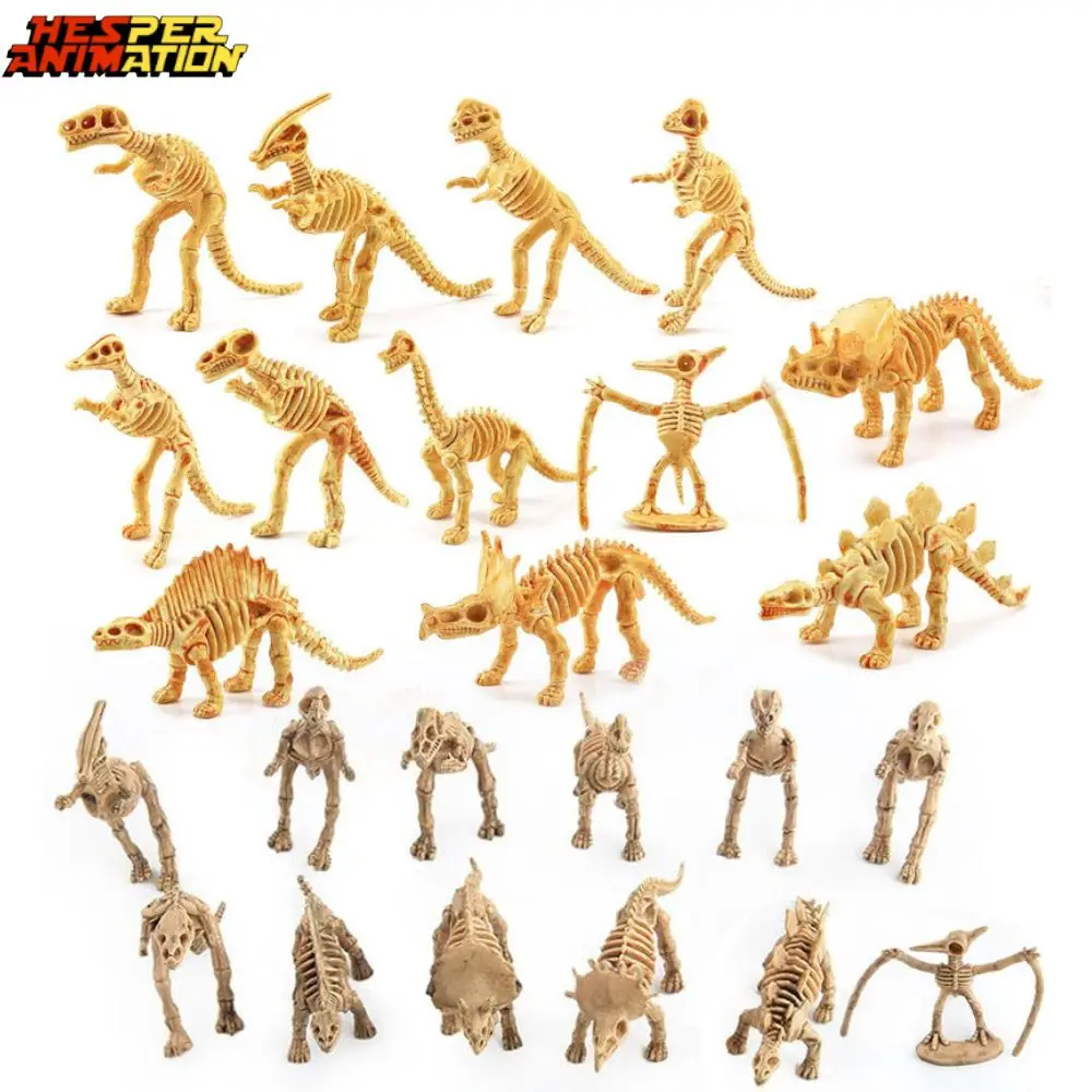 2024 3d Fossils Plastic Dinosaur Fossil Skeleton Educational Resin ...