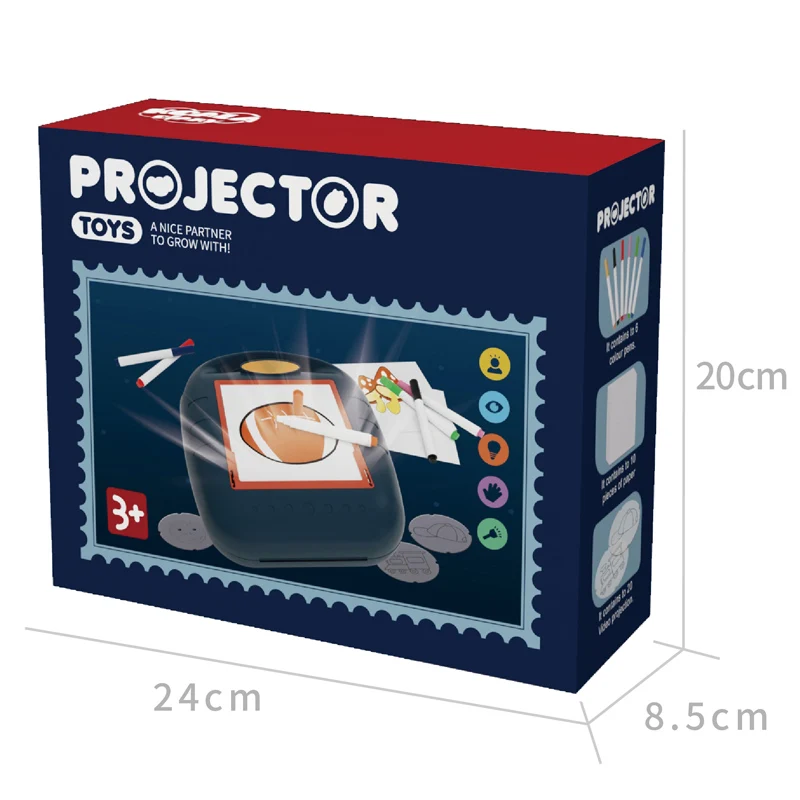 Kids Projection Patterns Study Table Children Painting Writing Board ...