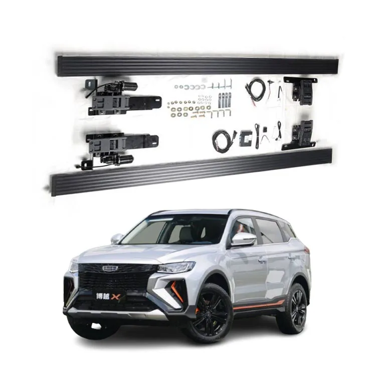 Domestic body kit digital lights Foot Pedal Side Step Running Boards ...