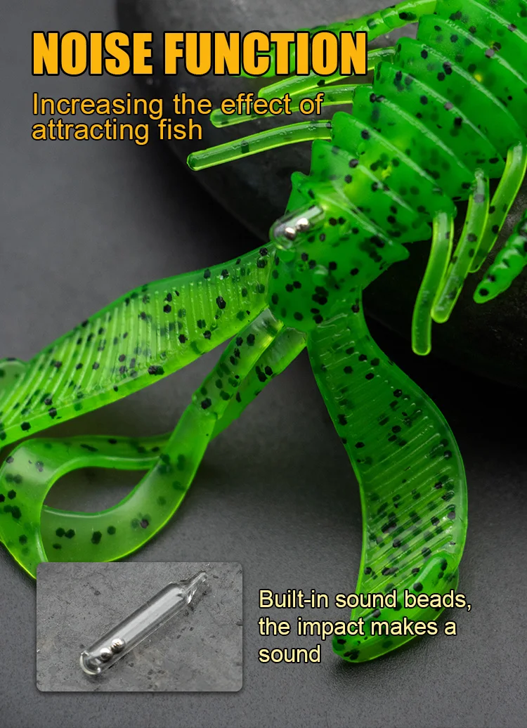 Thor Force Pvc Tpe Tpr Material Fishing Soft Lure 2.2g 6g Shrimp Soft ...