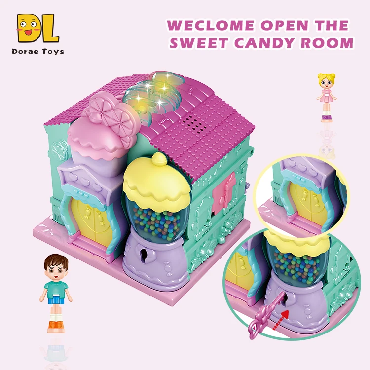 Mini Candy Store Transformation Playsets Micro Dolls & Accessories With ...