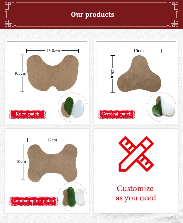 Oem Wormwood Cervical Patch Muscle Patch Cervical Spine Pain Relief ...