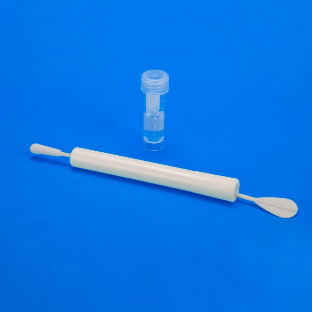 HPV DNA Test Sampling Kit Superior Elution Nylon Flocked Swab Cervical ...