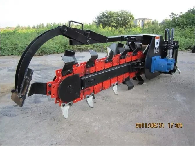 Cable Pavement Laying Farming Chain Trench Digging Machine Trenching ...