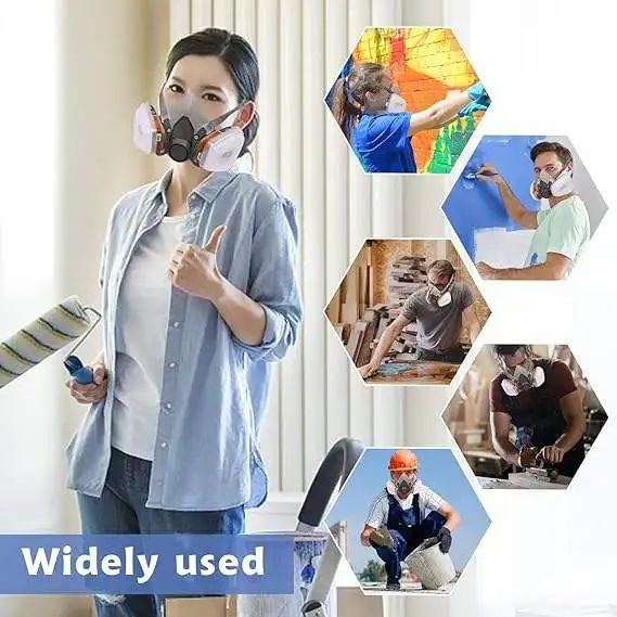 High-Performance Industrial Silicone Respirator Mask Advanced Dustproof ...