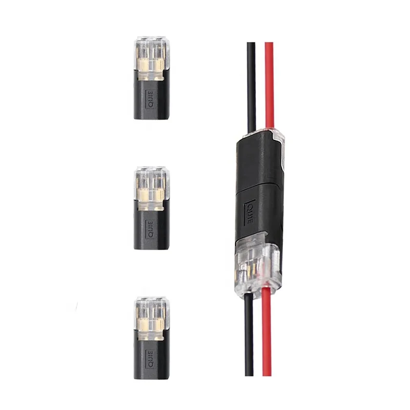 2pin 2 Way Universal Compact Wire Terminals 18-22AWG led light wire ...