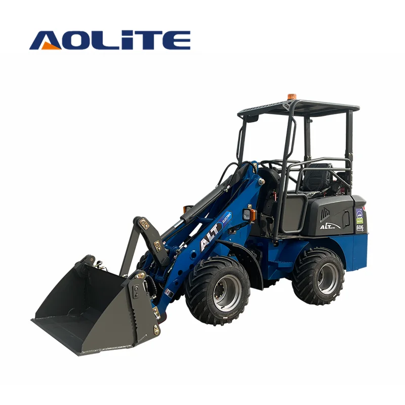 Aolite 606迷你花园电动装载机前端廉价4wd电动轮式装载机0.6出售 - Buy Mini Garden Electric ...