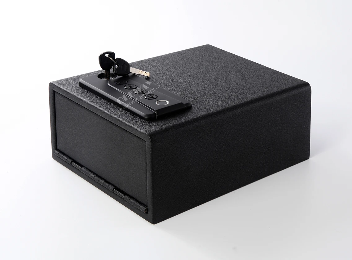 Biometric Safe Box Front Open Digital Safe Fingerprint Box Portable ...
