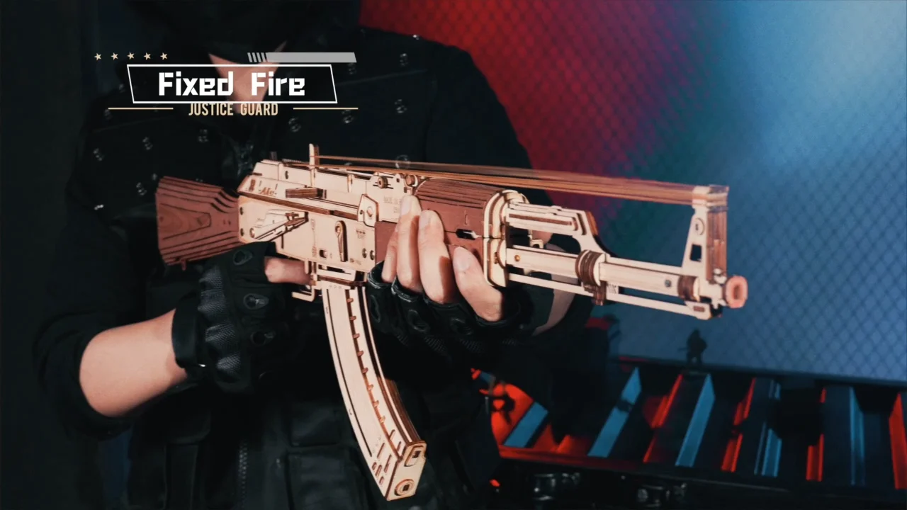 Robotime Rokr Tiktok Hot Selling 3D Wooden Puzzles LQ901 Rubber Band ...