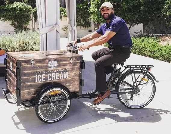 Commercial Ice Cream Cart Freezer Bicycle for Sale