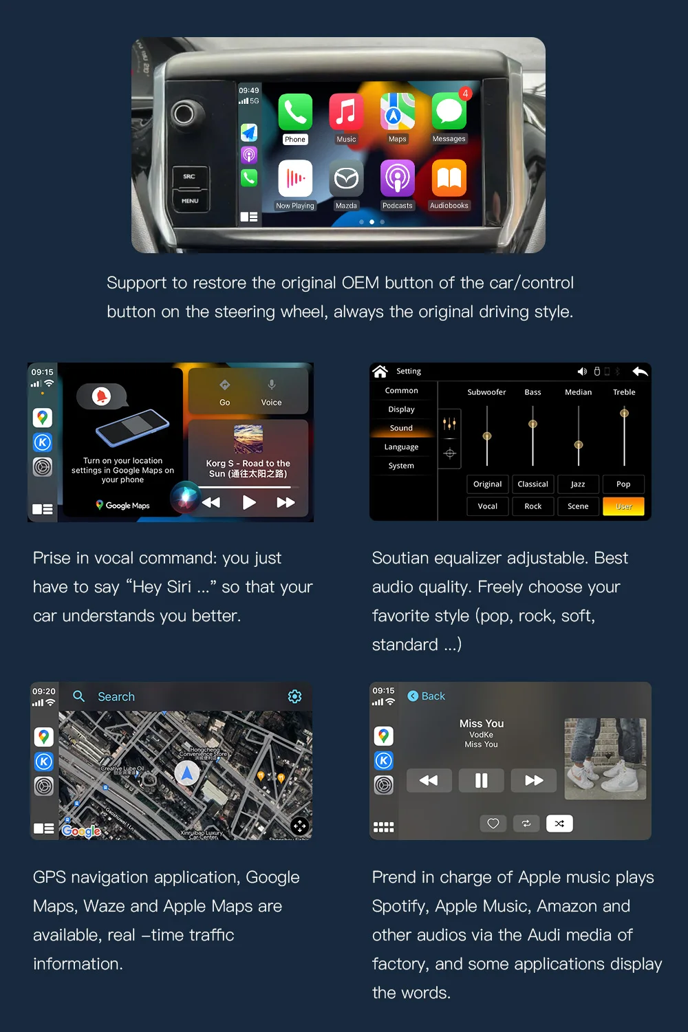 CARABC Wireless Apple Carplay Android Auto Solution