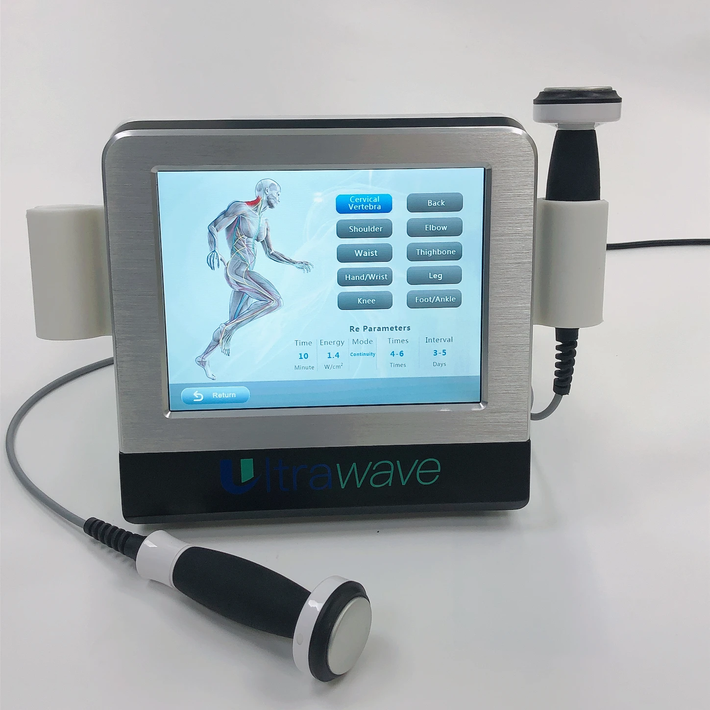 Noninvasive Ultrasonic Therapeutic 1 mhz 2 in 1 Ultrawave Professional ...