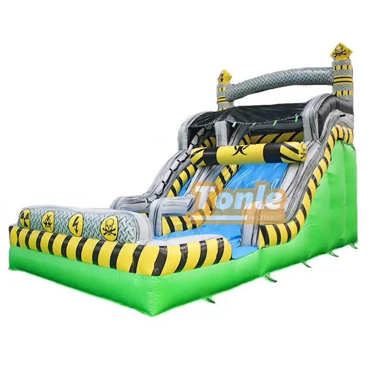 17ft Toxic Waterslide Inflatable Water Slide For Sale - Buy 17ft Toxic ...