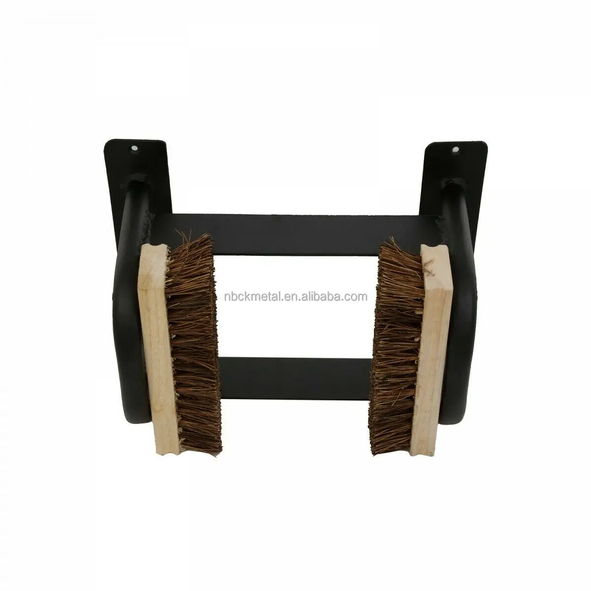 Steel Mud Boot Scraper with Brushes - Golf Shoe Cleaner