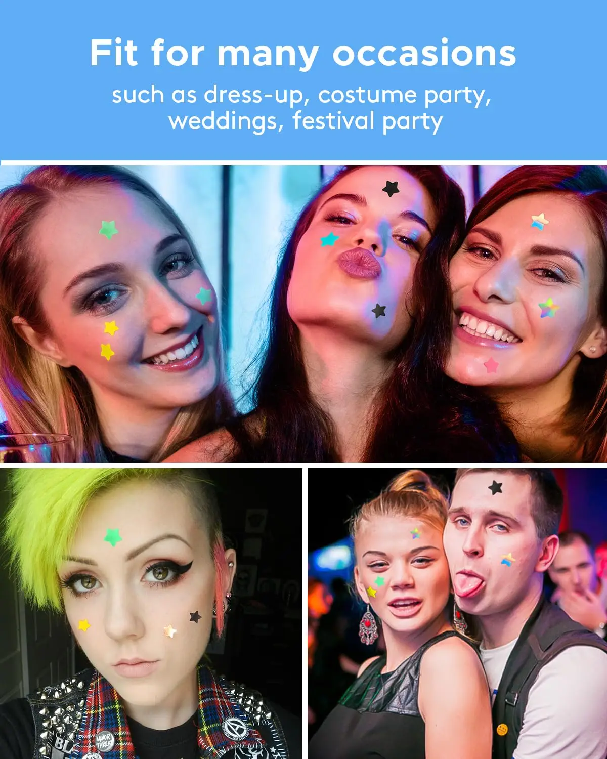 Colorful Star Hydrocolloid Acne Patch Cute Zit Sticker Facial Acne ...